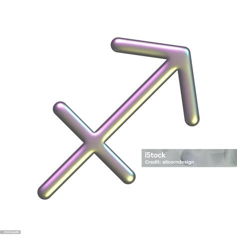 3d 아이콘 흰색 배경에 고립되어 있습니다 별자리 요소 퀵실버 효과 벡터 일러스트레이션 투명한 배경에 3d 금속 크롬 현실적인 조디악 사인 궁수자리 점성술 별자리 3차원