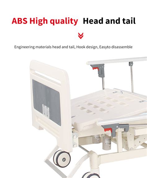 3개의 기능 전기 병상 의학 간호 침대