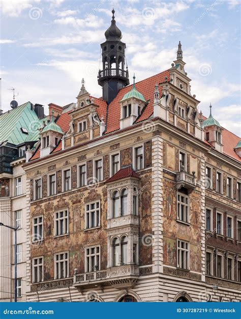 Beautiful Architectural Piece In Prague Czech Republic Editorial Stock Image Image Of