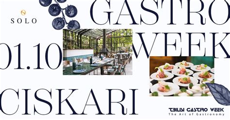 Tbilisi Gastro Week Tkt Ge