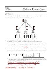 Game Theory And Expected Utility Calculations In Competitive Course Hero