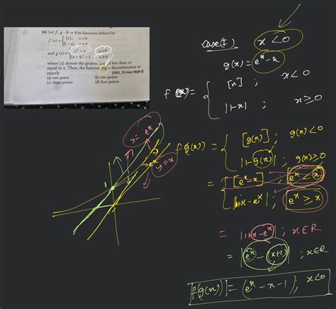 24 Let Fgr→r Be Functions Defined By Fxleft Begin Array Cc