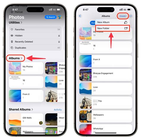 How To Create Folders In The Photos App On IPhone IPad And Mac