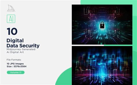 Visualizing Digital Data Security Set 11 Templatemonster