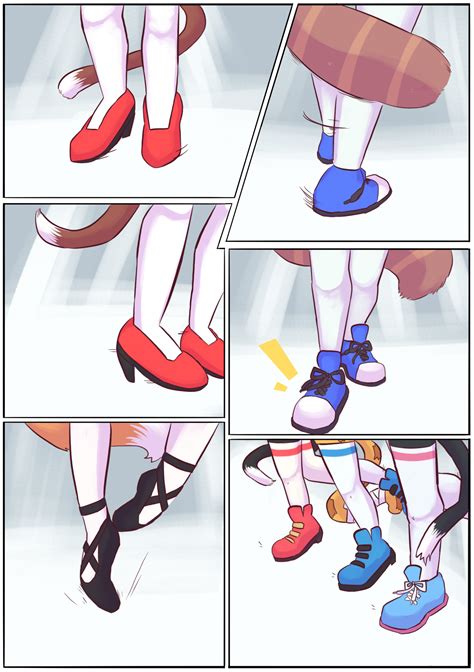 Mobian Oc Girls Dancing Feet Comic By Louiseugeniojr1990