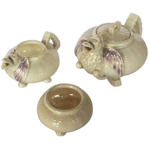 Rare First Black Mark Belleek Batchelor Dragon Tea Set Dragon Tea Tea Sets Modern Tea Set