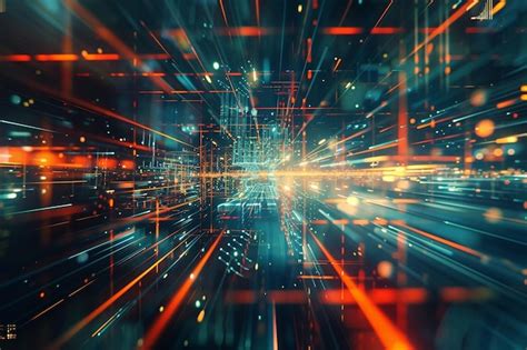 Premium Photo The Abstract World Of Algorithms In Motion Ar Generative Ai