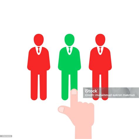 직원 선발과 같은 채용 프로세스 군중 심볼 또는 작업 검색 또는 헤드헌터를 위한 선택 및 대기열을 모집하는 개념입니다 플랫 심플 미니멀 리더십 로고 그래픽 디자인 흰색 절연