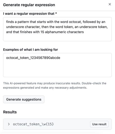 Generating Regular Expressions For Custom Patterns With Copilot Secret Scanning Github