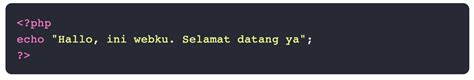 Pertemuan Pemrograman PHP Pengenalan