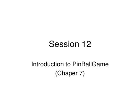 Ppt Session 12 Powerpoint Presentation Free Download Id9390414