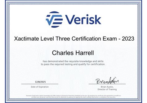 Charles Harrell On Linkedin Knocked Out My Xactimate Level 3