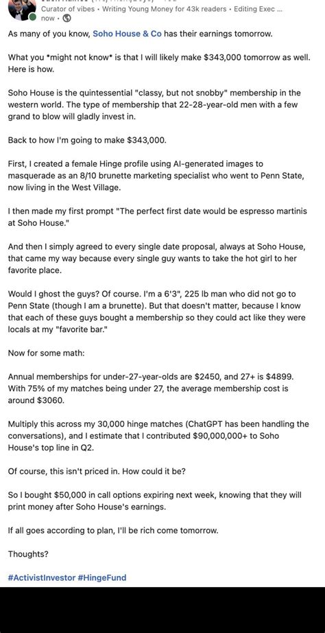 Please Meet The Inventor Of The “hinge Fund” R Linkedinlunatics