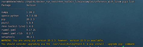 Docker里面运行inferencewithlite例子报错了 · Issue 116 · Rockchip Linuxrknn Toolkit2 · Github