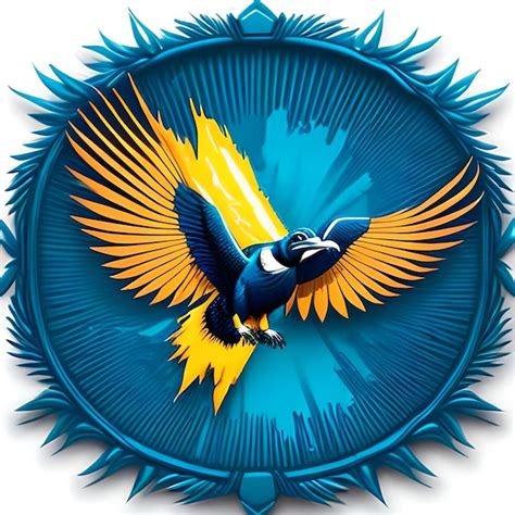 Premium Photo Thunderbird Splash Shirt Design With Sunburst Graphic Manga Style On White