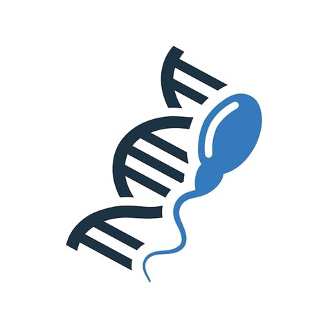 Premium Vector Spiral Genetic Code Coding Dna Icon Blue Color Design