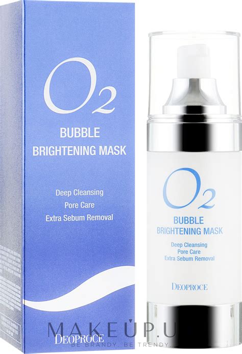 Deoproce O2 Bubble Brightening Mask - Кислородная маска для лица ...