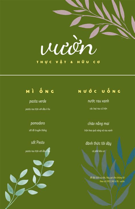 Restaurant Menu Template