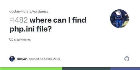 Where Can I Find I File · Issue 482 · Docker Librarywordpress