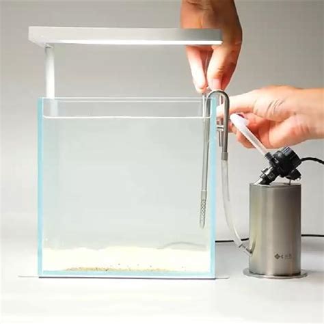 Premium Mini Aquarium Stainless Steel Top Filter External Canister With