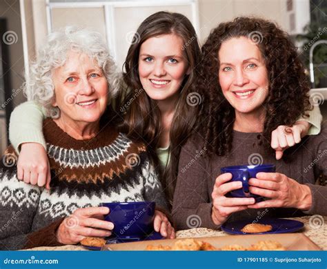 Grandmother Daughter And Granddaughter Stock Image Image Of