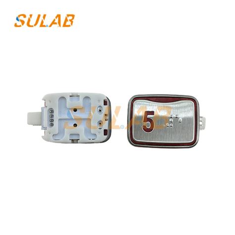 Sigma Elevator Lift Lop Cop Button Square Push Press Button With Braille