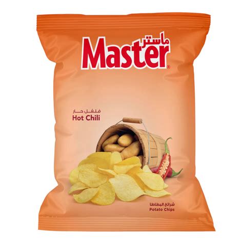 Master Potato Chips Hot Chili 12x70gr Nv Dam