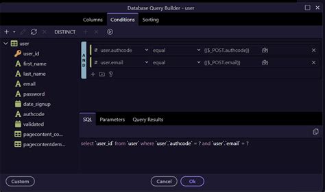database single query database inters and database update does nothink need help wappler