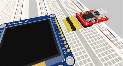 Pixelduino Is An Arduino Compatible Board With A Built In Display