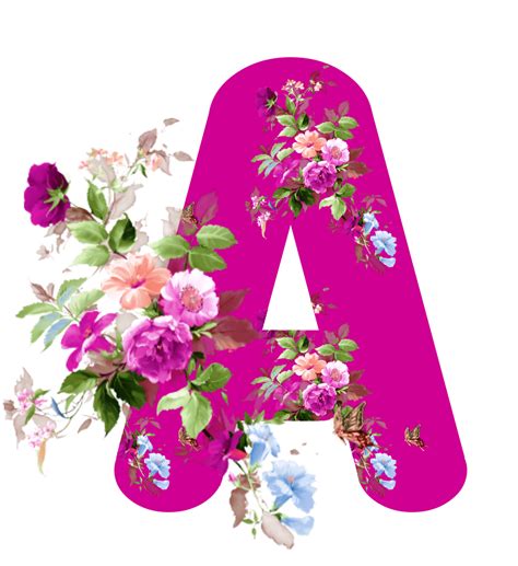 Letras En Flores