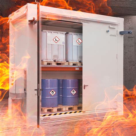 Flammable Storage Containers Fire Proof Containers Denios