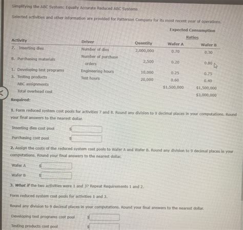 Solved Simplifying The Abc System Equally Accurate Reduced