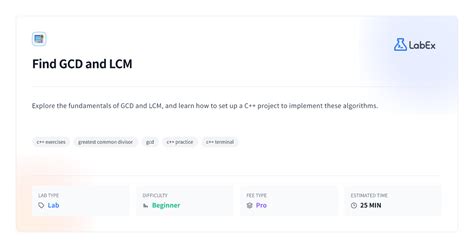 Mastering Gcd And Lcm Essential Mathematical Concepts Labex