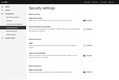Security Settings Issue Openbmc Webui Vue Github
