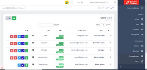 Laravel8 Admin Dashboard Admin Template With Frontend Template For