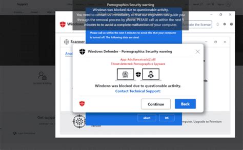 FAKE Security Warning Alert BlueScreen Computer