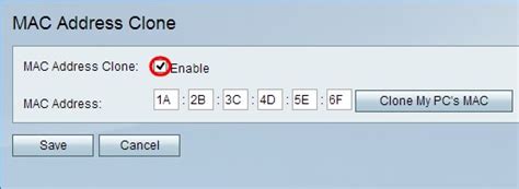 Media Access Control MAC Address Clone On The CVR W VPN Router Cisco