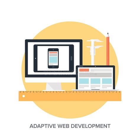 Adaptive Web Design Vector Illustration Concept Stock Vector Illustration Of Idea Network