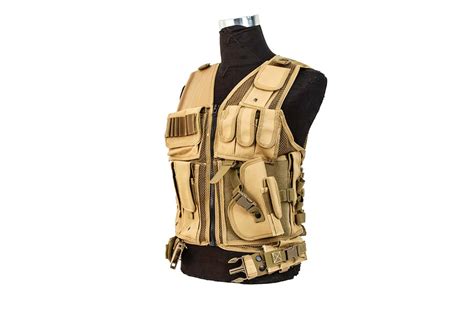 Classic Army Tactical Cross Draw Vest Tan