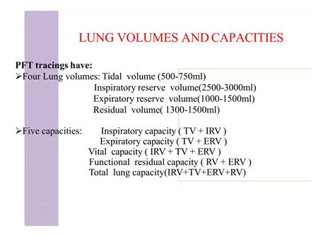 Pulmonary Function Tests Pptx