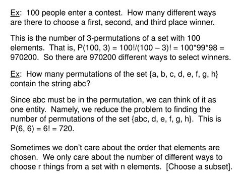 Ppt Section 4 3 Permutations And Combinations Powerpoint Presentation Id 5131089