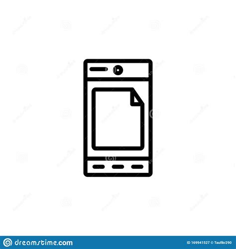 Android Mode Icon Design Line Style Perfect For Application Web Logo And Presentation