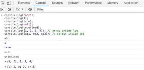 11 Different Types Of Javascript Console Methods W3tweaks