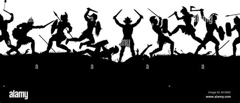 Medieval Army Silhouette