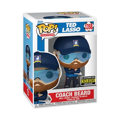 Ted Lasso Coach Beard Funko Pop Vinyl Figure 1358 Entertainment Earth Exclusive