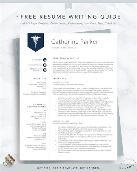 Free Nursing Resume Template Word Naturepere