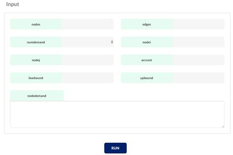 Online Solver Minimum Cost Network Flow Optimizationcity
