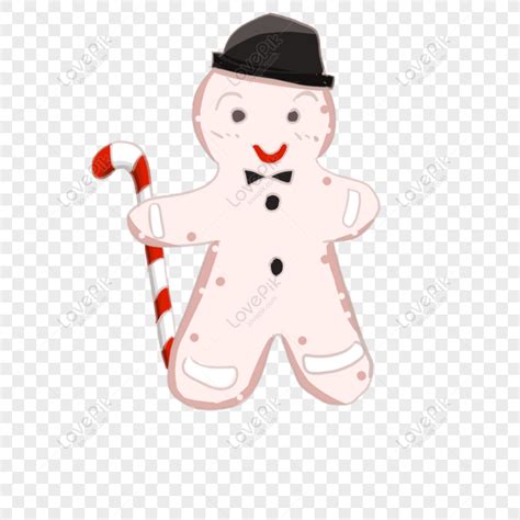 음식 요소 귀여운 진저 브레드 남자 Minimalistic 만화 Png 일러스트 무료 다운로드 Lovepik