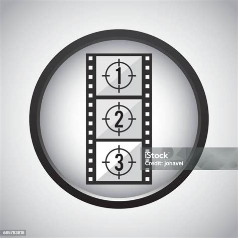 필름 스트립 아이콘입니다 영화 디자인입니다 벡터 그래픽 0명에 대한 스톡 벡터 아트 및 기타 이미지 0명 Premiere Theatrical Performance