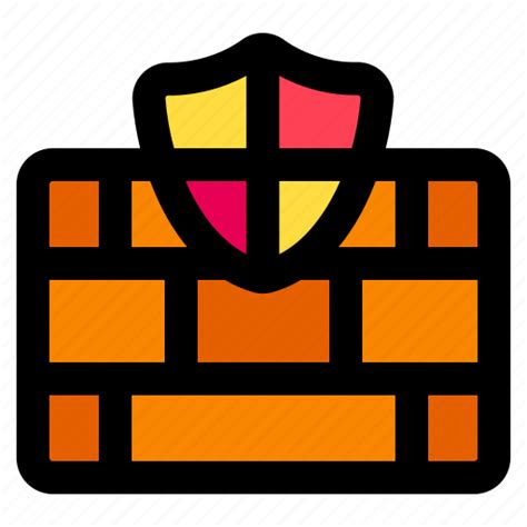 Firewall Security Protection Safety Shield Icon Download On Iconfinder